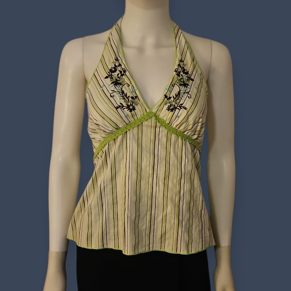 Heart Soul | Tops | Vtg Heart Soul Y2k Hippie Embroidered Vertical ...